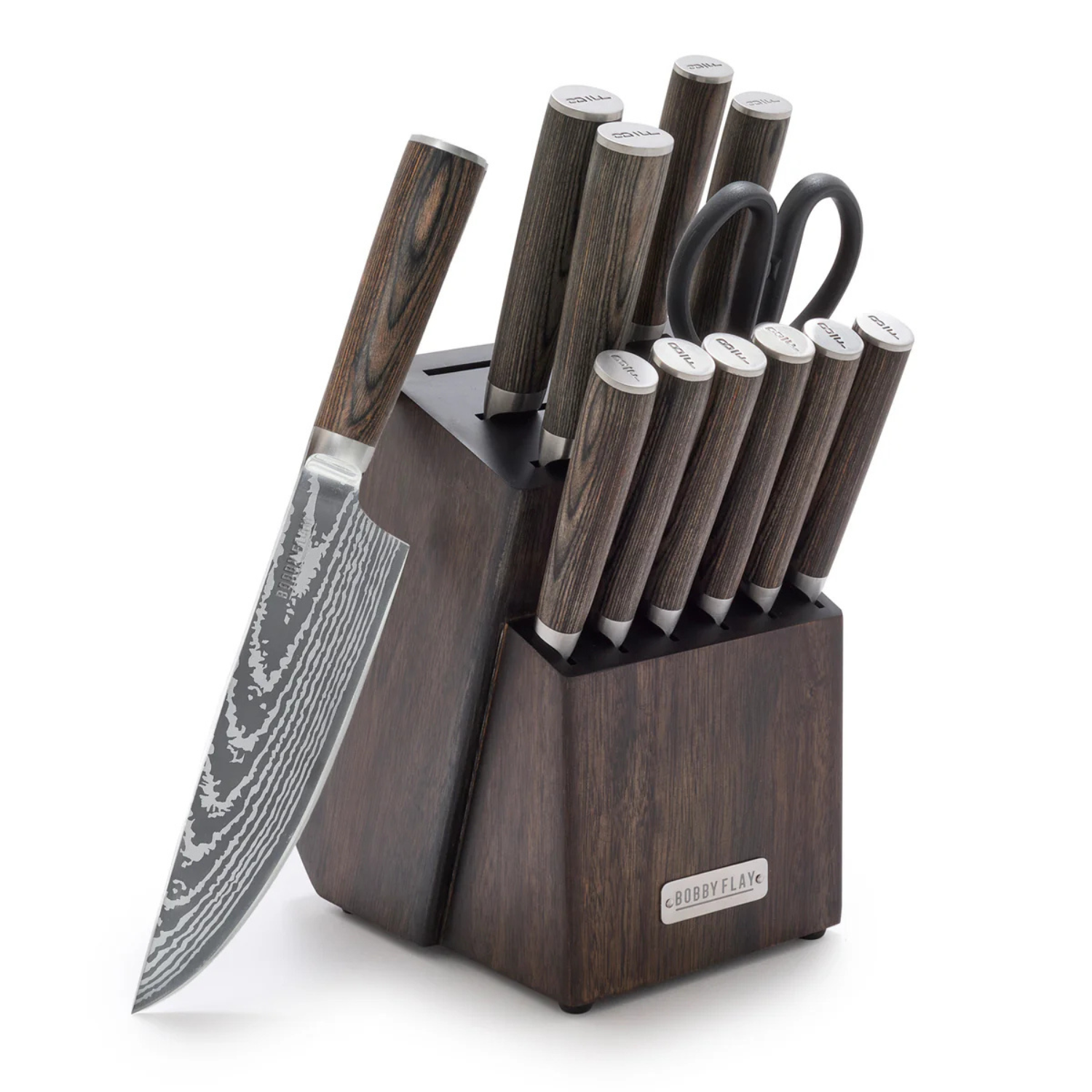 Bobby Flay by GreenPan Cutlery 13 Piece Knife Block Set - NLI Solutions