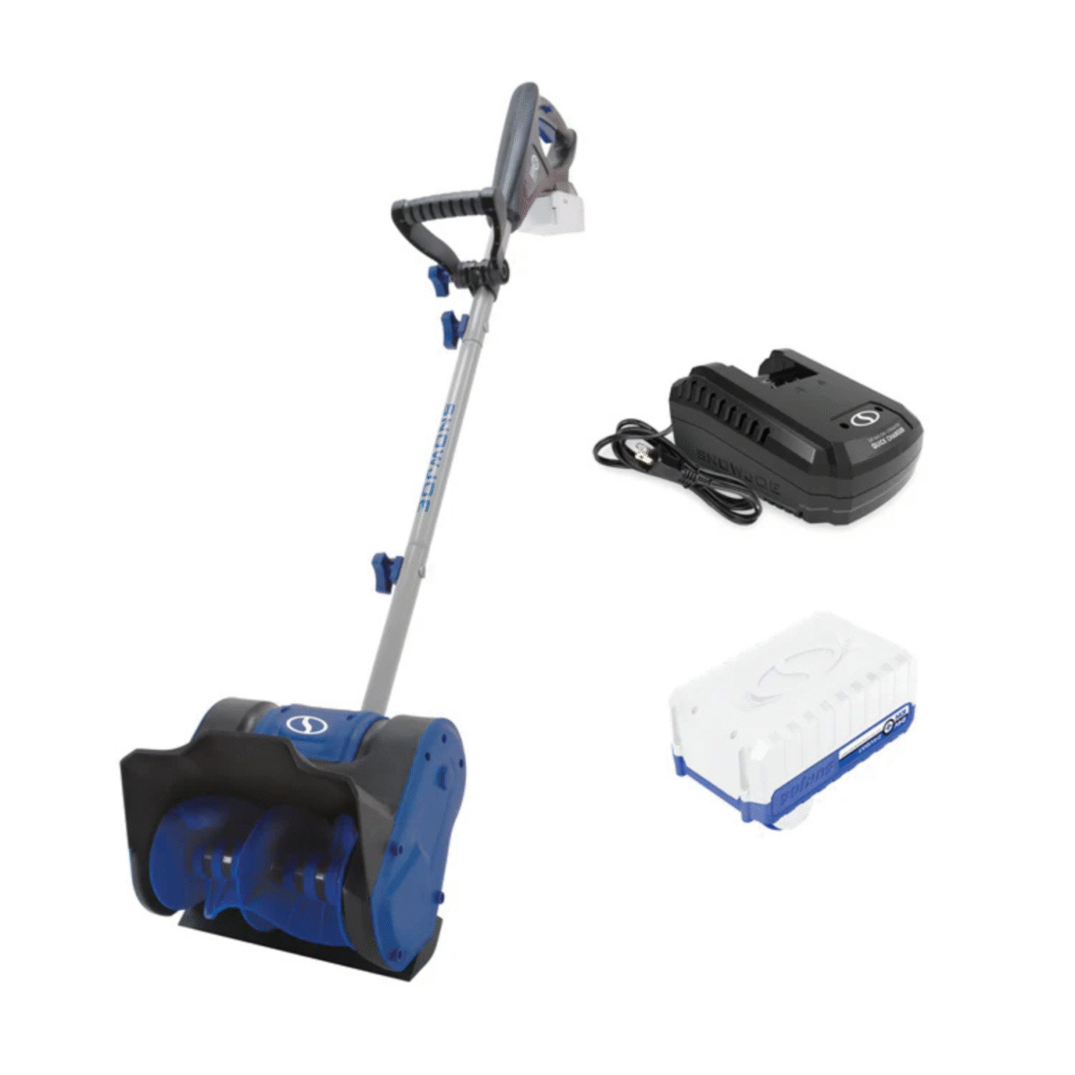 Snow Joe 10-inch 24-Volt IONMAX Cordless Snow Shovel Kit With Battery ...
