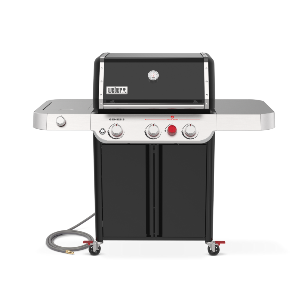 Weber Genesis E-335C Black/Stainless Grill - Natural Gas - NLI Solutions